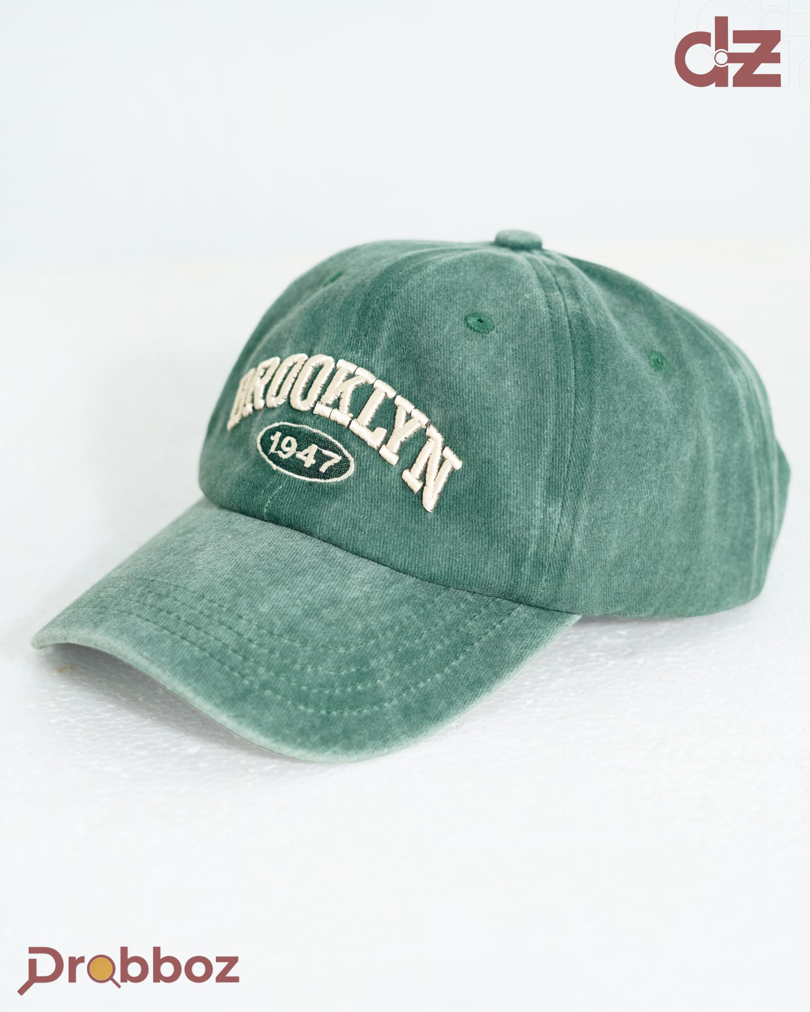 Vintage “Brooklyn 1947” Corduroy Baseball Cap – Drobboz