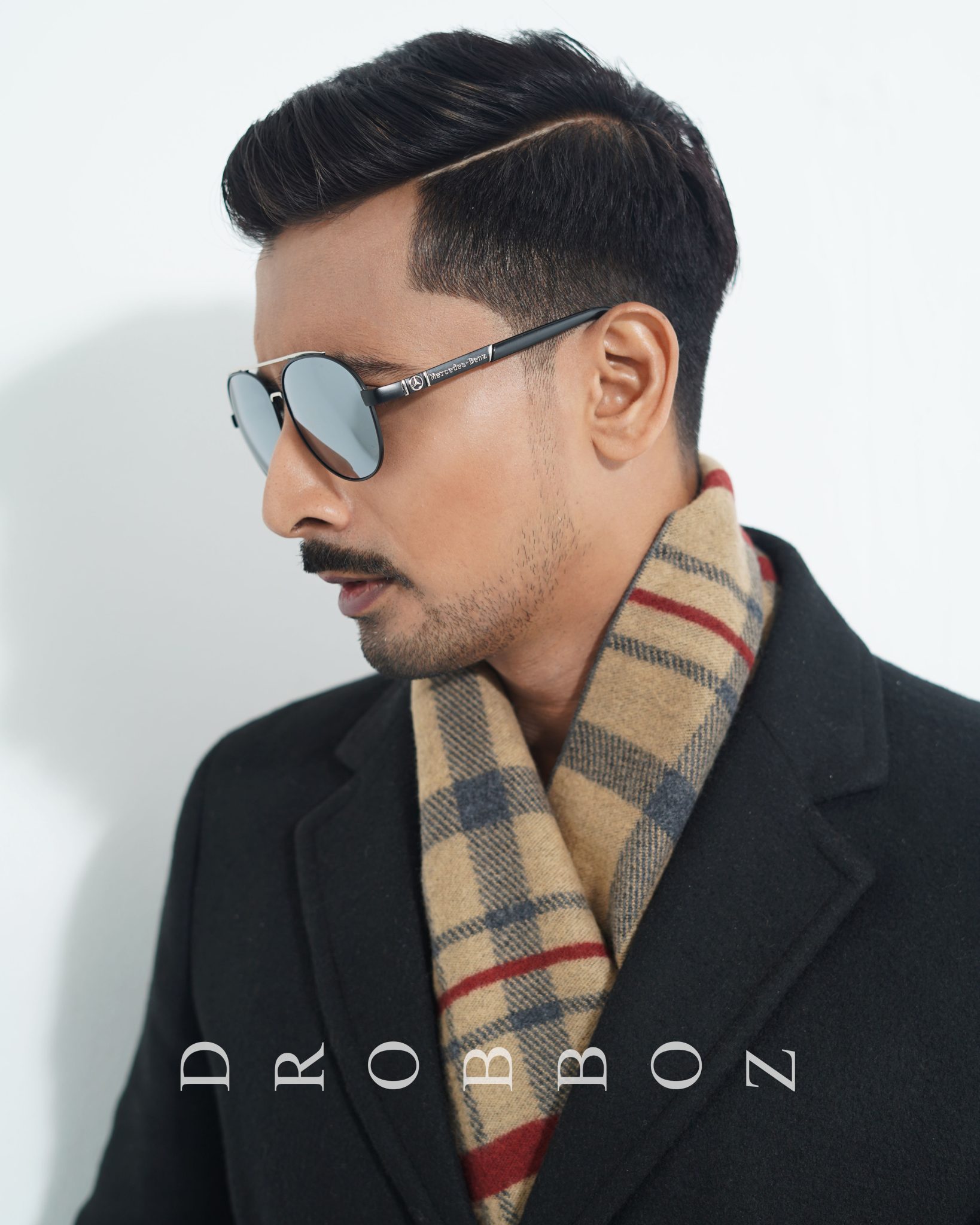 DROBBOZ x Mercedes-Benz Performance Aviator Sunglasses – Matte Black ...